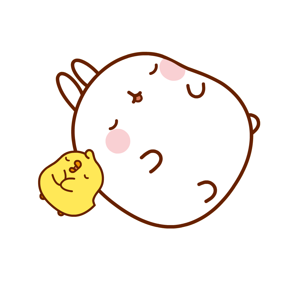 Happy Fun Sticker By Molang For Ios And Android Giphy