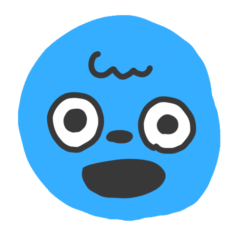 Blue Sticker by wakuta for iOS & Android | GIPHY