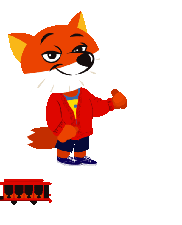 Mr Rogers Trolley Sticker by Rollins College for iOS & Android | GIPHY