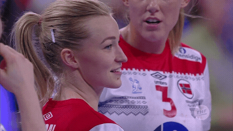 Handball Smiling GIF by EHF - Find & Share on GIPHY