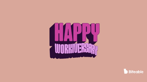 Work Anniversary GIF by Biteable - Find & Share on GIPHY
