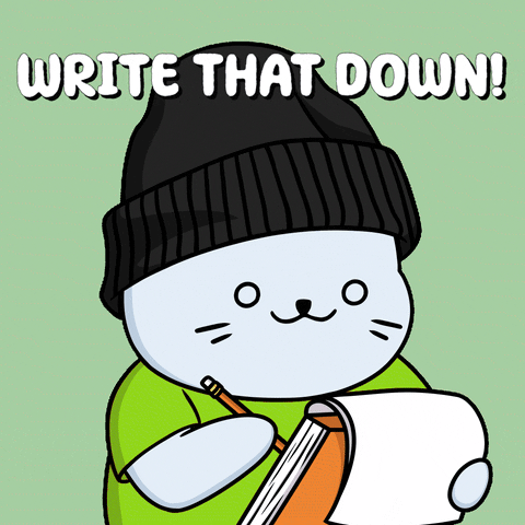 Write That Down GIFs - Find & Share on GIPHY
