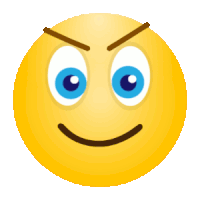 Irritated Smiley Gif
