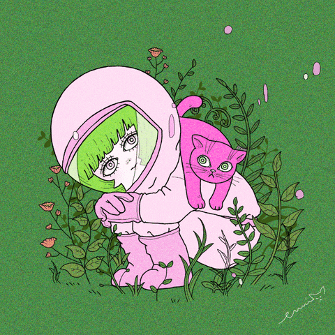 Psychedelic Cat Grass GIFs - Get the best GIF on GIPHY