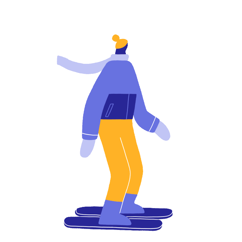 Winter Sports Animation Sticker by Lobster Studio for iOS & Android | GIPHY