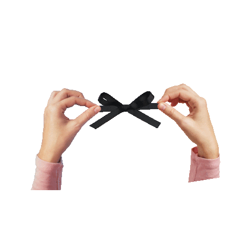 Bow Untying Sticker by GLOSSYBOXUK for iOS & Android | GIPHY