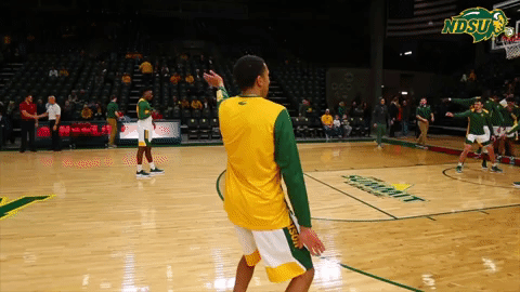 Basketball Dancing GIF by NDSU Athletics - Find & Share on GIPHY
