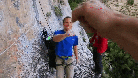 Rock Climbing GIF by Tomas Ferraro, Sports Editor - Find & Share on GIPHY