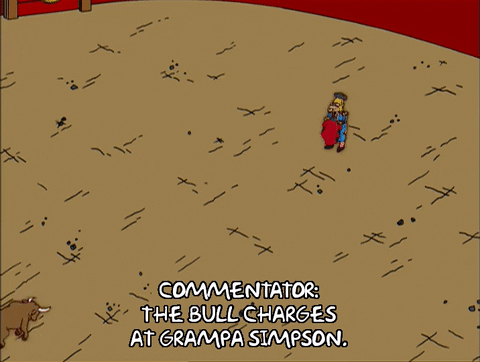 Bull-charge GIFs - Get the best GIF on GIPHY