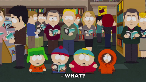 Eric Cartman Books GIF by South Park - Find & Share on GIPHY