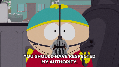Cartman Respect My Authoritah Gif
