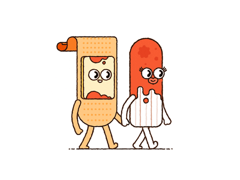 Band Aid Animation GIF by Tony Babel - Find & Share on GIPHY