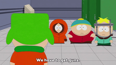 Eric Cartman Guns GIF by South Park - Find & Share on GIPHY