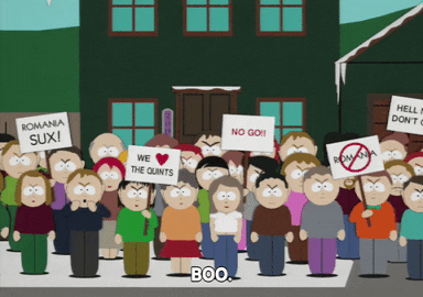 Crowd Booing GIF by South Park - Find & Share on GIPHY