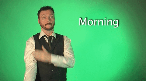 Sign Language Morning GIF by Sign with Robert - Find & Share on GIPHY