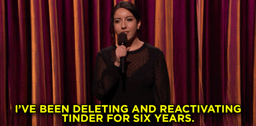 Dating Tinder GIF by Team Coco - Find & Share on GIPHY