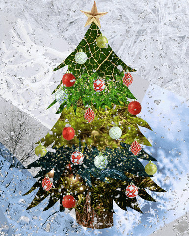 Santa Claus Art GIF by Tyler Resty - Find & Share on GIPHY