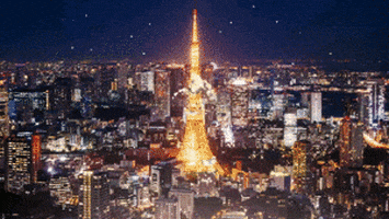 Happy Tokyo Tower GIF by Hearst Fujingaho / Hearst Digital Japan - Find ...