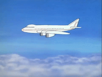 Airplane Landing Gif