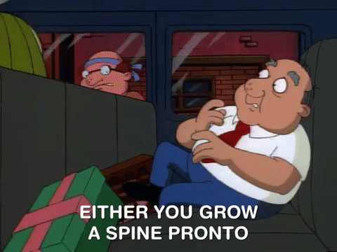 Grow-a-spine GIFs - Get the best GIF on GIPHY