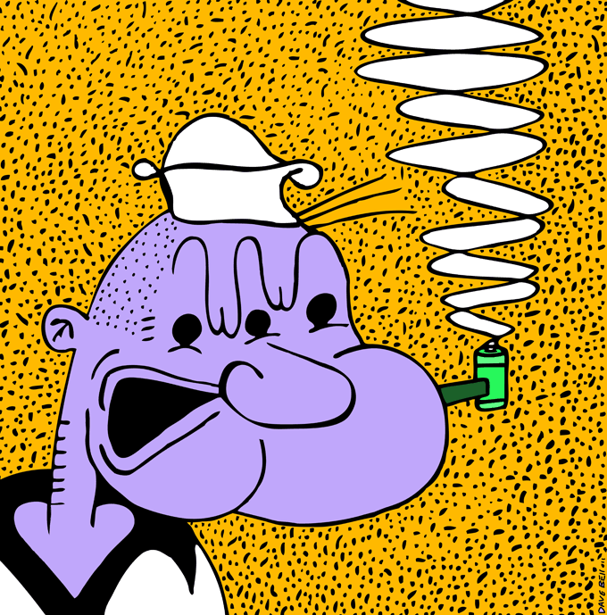 Pop Art Weed GIF by Dave Bell - Find & Share on GIPHY