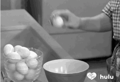 I Love Lucy Cracking Eggs GIF by HULU - Find & Share on GIPHY