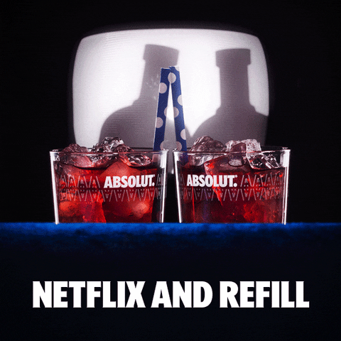 At Home Netflix And Refill GIF by Absolut Vodka - Find & Share on GIPHY