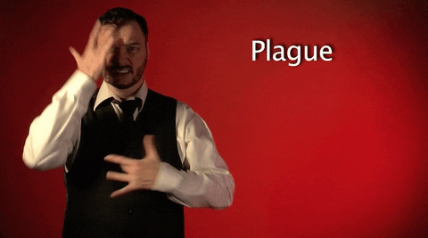Sign Language Plague GIF by Sign with Robert - Find & Share on GIPHY