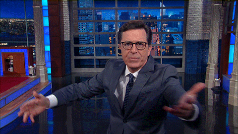 Welcome Stephen Colbert GIF by The Late Show With Stephen Colbert ...