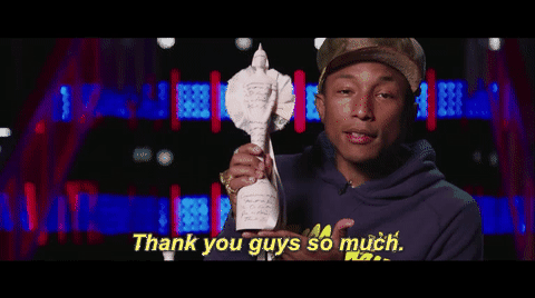 Pharrell Williams Happy Gif