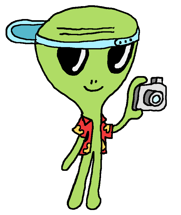Alien Taking A Picture Sticker by Originals for iOS & Android | GIPHY