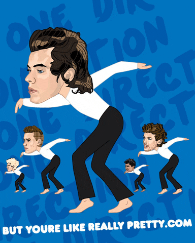 One Direction Cartoon Harry
