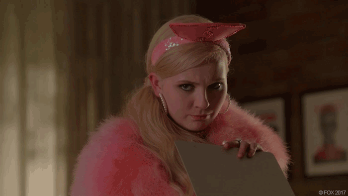 Shocked Scream Queens GIF by 20th Century Fox Home Entertainment - Find ...