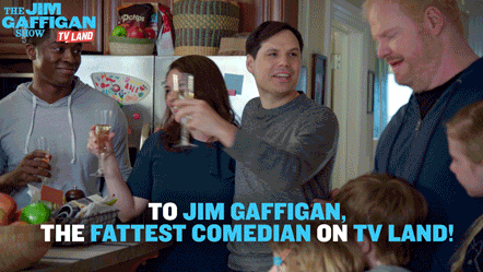 Fat Jim Gaffigan GIF by TV Land - Find & Share on GIPHY