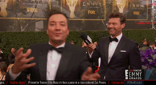 New trending GIF tagged fox kiss jimmy fallon… | Trending Gifs