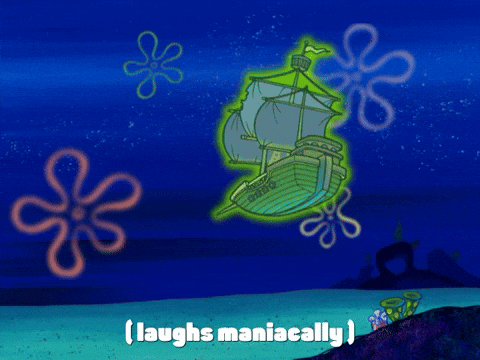 Flying Dutchman Spongebob Gif
