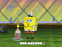 Spongebob Mopping