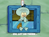 Patrick Star Thinking Gif