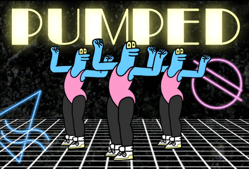 excited, pumped, stoked, jason clarke, jazzercise – GIF