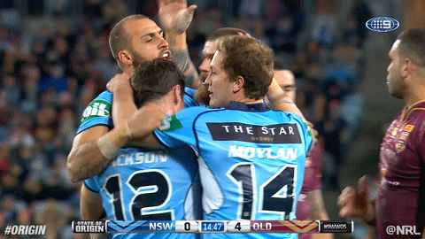 Rugby League Celebration GIF by NRL - Find & Share on GIPHY