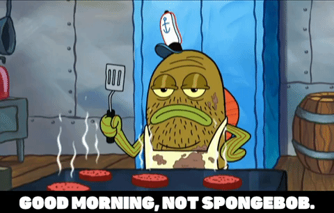 Spongebob Fish On Fire