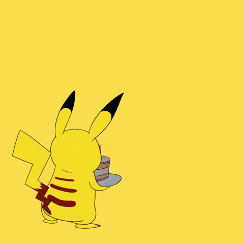 Pikachu Birthday Gif