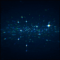 Blue Glitter Gif