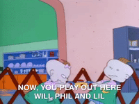 Phil And Lil Rugrats Fighting