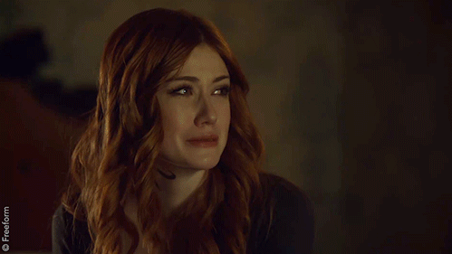 Clary Fray Crying GIF by Shadowhunters - Find & Share on GIPHY