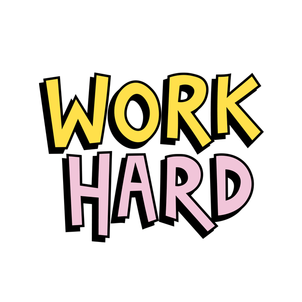 Goal Work Hard Sticker by Martina Martian for iOS & Android | GIPHY