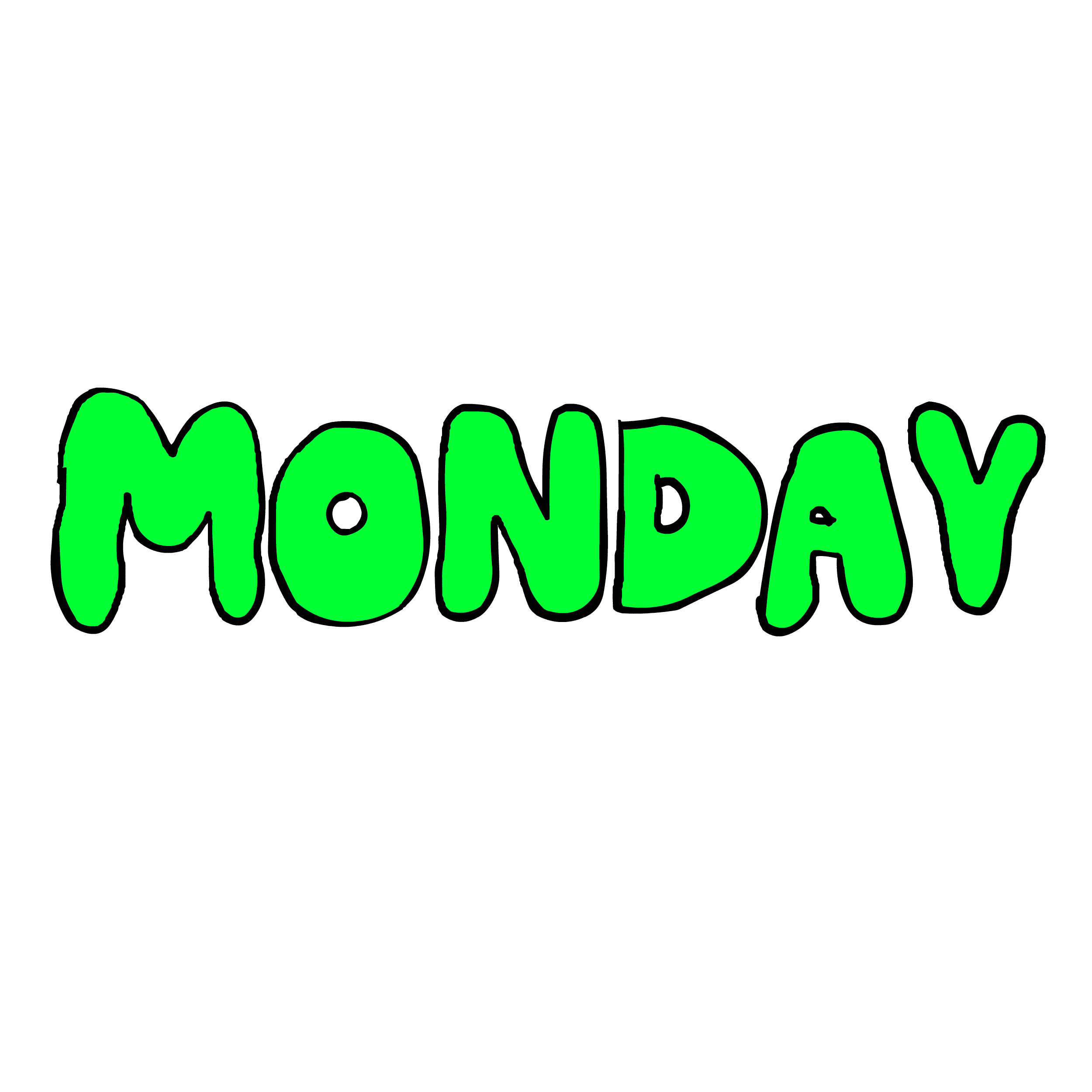 Monday Sticker by deladeso for iOS & Android | GIPHY