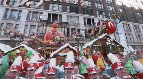 Santa Claus GIF by The 91st Annual Macy’s Thanksgiving Day Parade ...