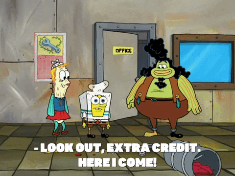 Spongebob Eccitato Gif