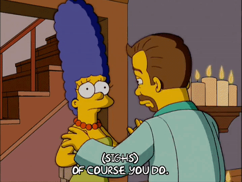 Sad Marge Simpson GIF - Find & Share on GIPHY